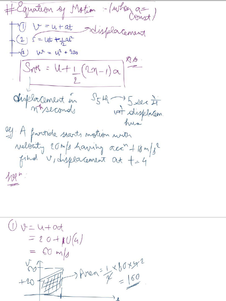 Kinematics 4 | PDF