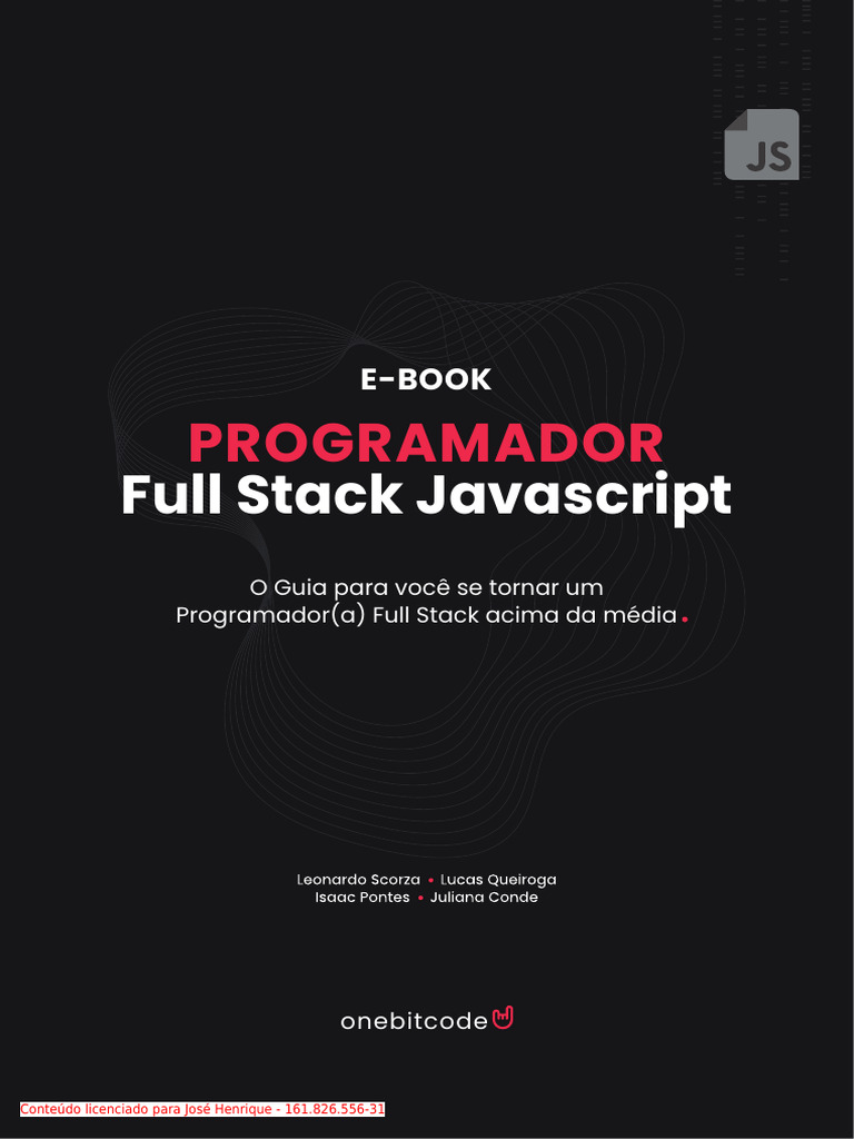 Ebook Full Stack JS-v1 | PDF | Html | Informática
