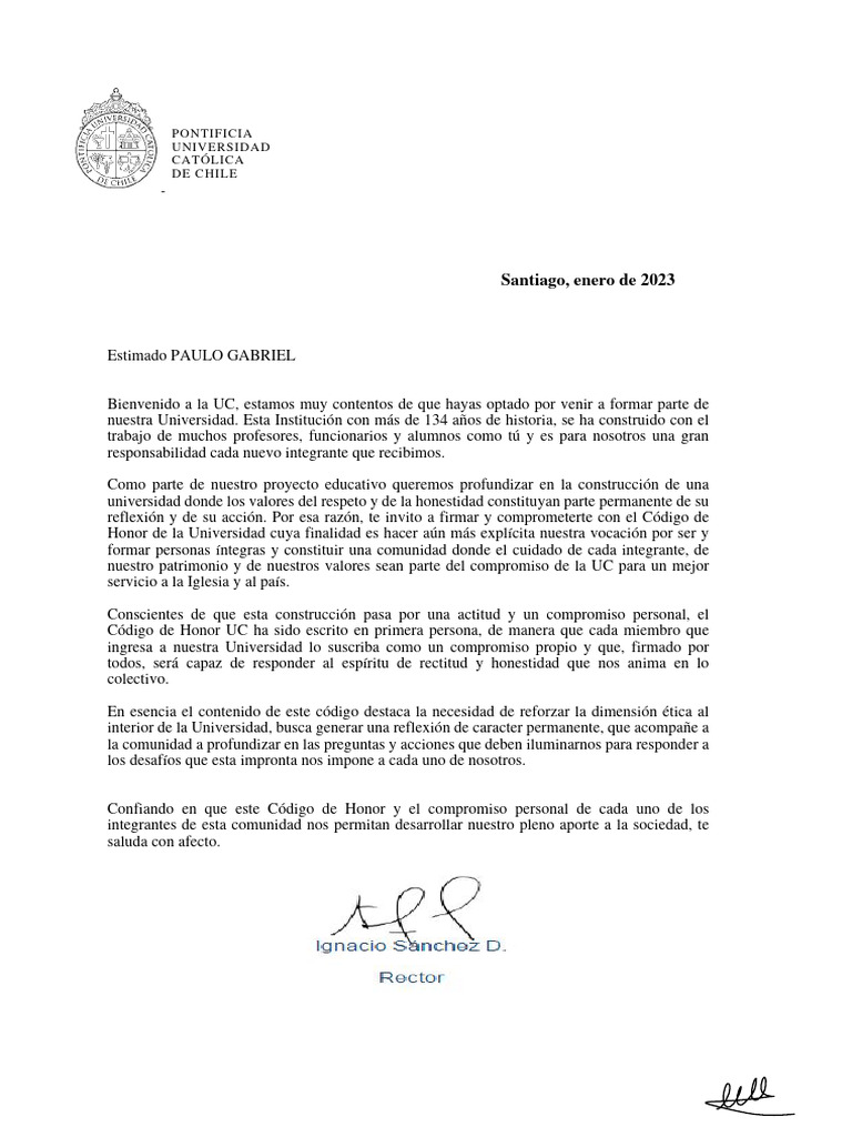 Codigo Honor 21559755 | PDF | Iglesia Católica