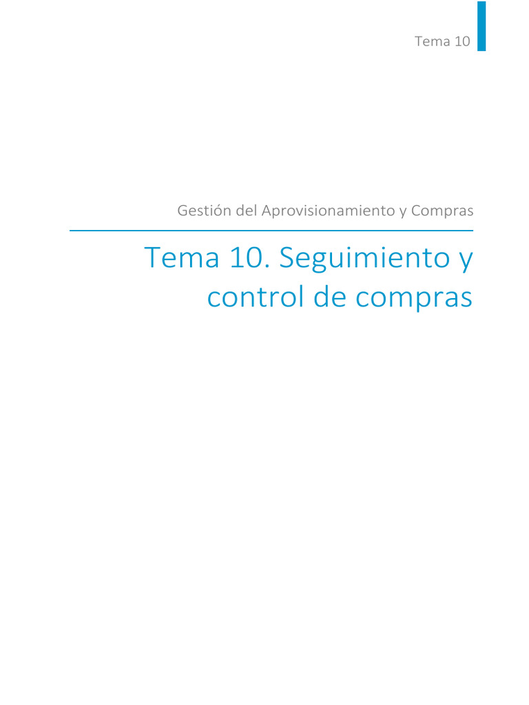 Control y Seguimiento de Compras | PDF | Business | Obtención