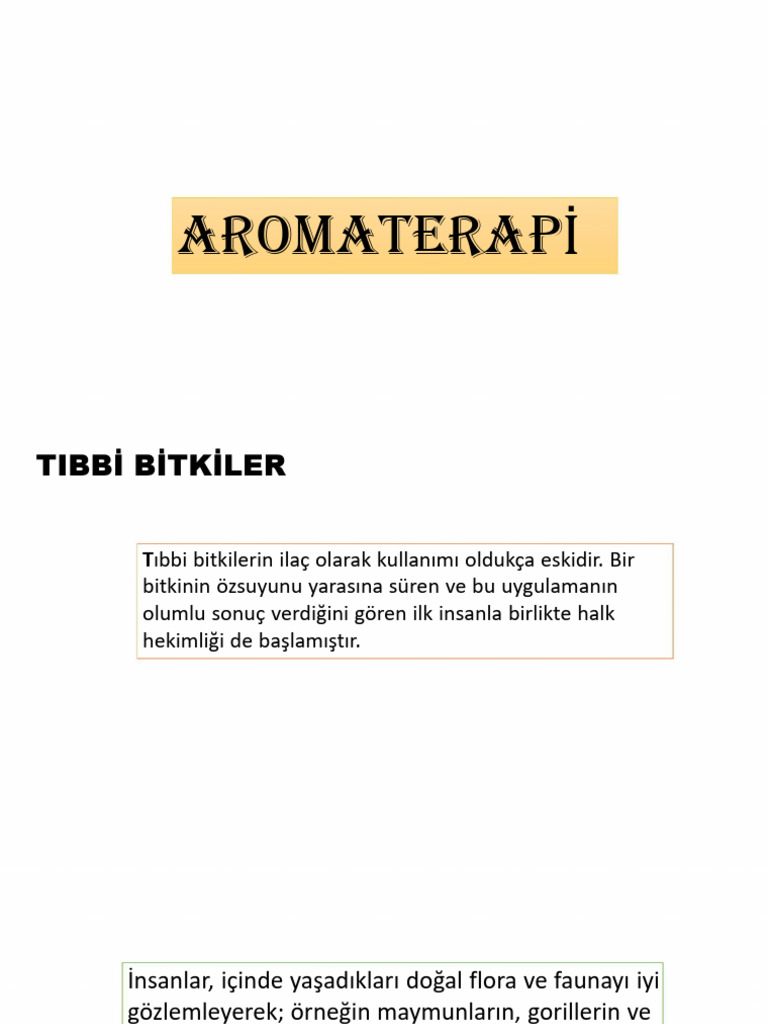 Aromaterapi | PDF
