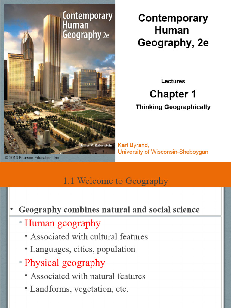 Contemporary Human Geography, 2e: Thinking Geographically | PDF | Earth ...