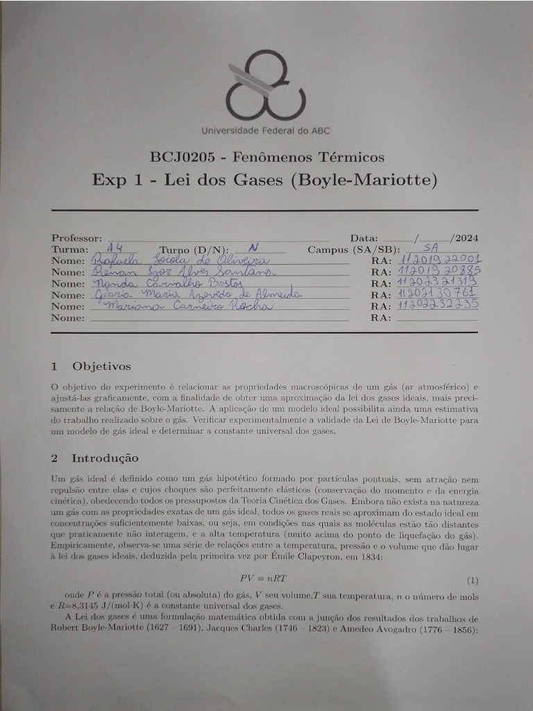 Relatório 01 - Feterm | PDF