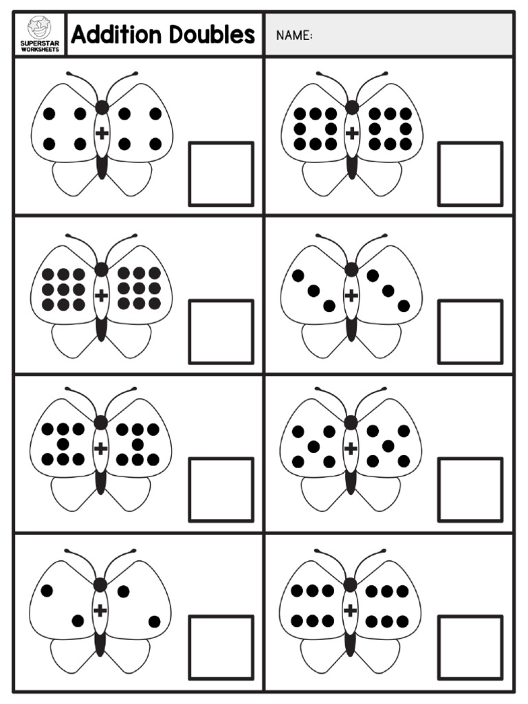 Addition Double Worksheet 3 | PDF