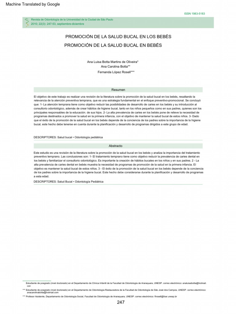 admin,+Gerente+da+revista,+Artigo+de+Revisão+3 (1) | PDF | Odontología | Higiene oral