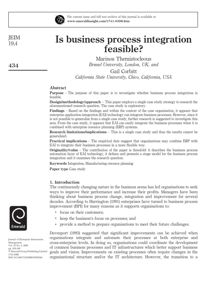 SAP - Business Process Integration | PDF | Enterprise Resource Planning ...