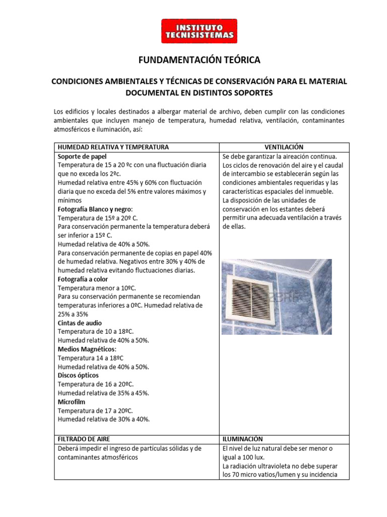 CONDICIONES_AMBIENTALES_Y_TECNICAS | PDF | Encendiendo