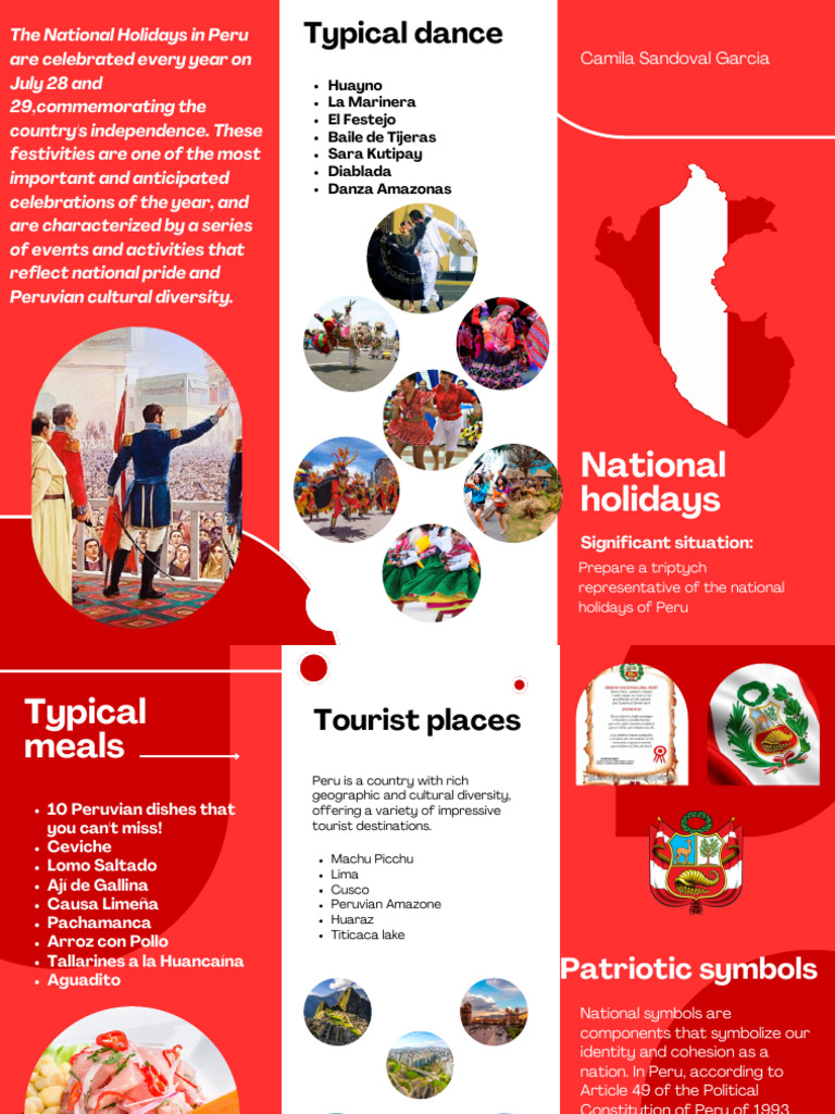 Brown Creative World City Tour Trifold Brochure | PDF | Peru | Western ...