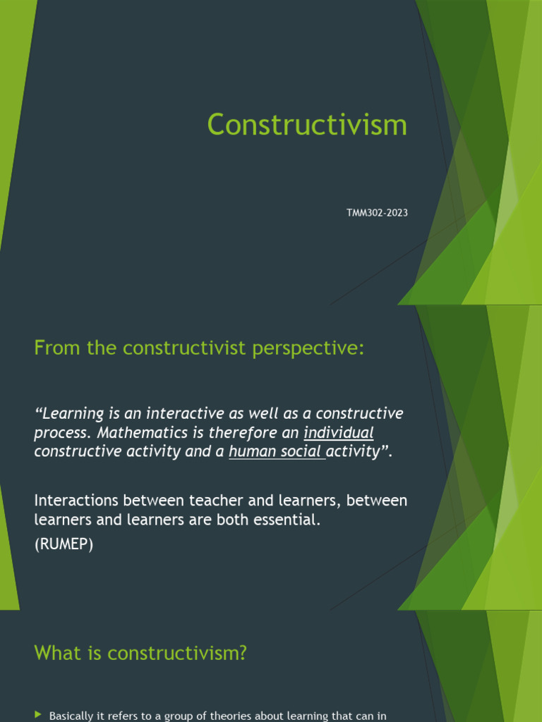Constructivism -2023_updated_ (3) | Download Free PDF | Constructivism (Philosophy Of Education ...