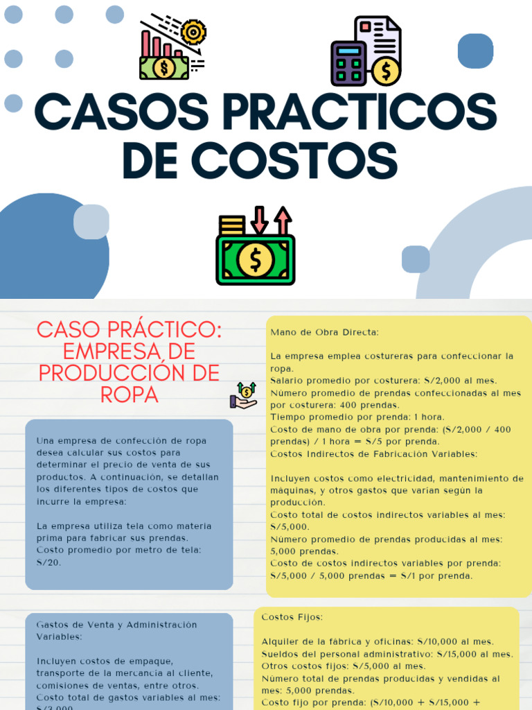 Caso costo | PDF | Costo | Business
