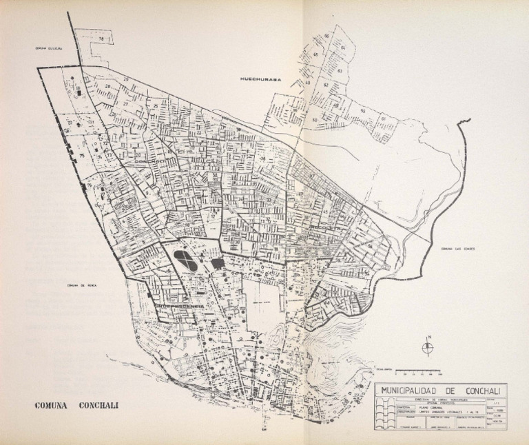Mapa Comuna de Conchalí (1984) | PDF