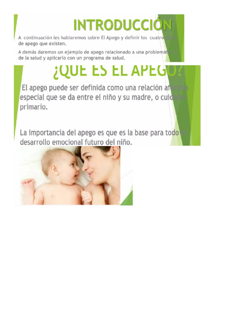 Qué Es El Apego Y EL APEGO INSEGURO Infantil | PDF | Teoría de apego ...
