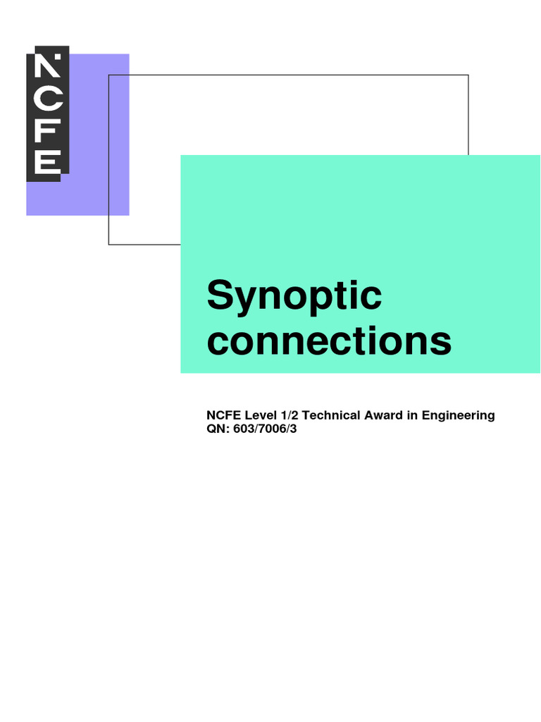 603 7006 3 Synoptic Connections Version 1 0 | PDF | Engineering ...