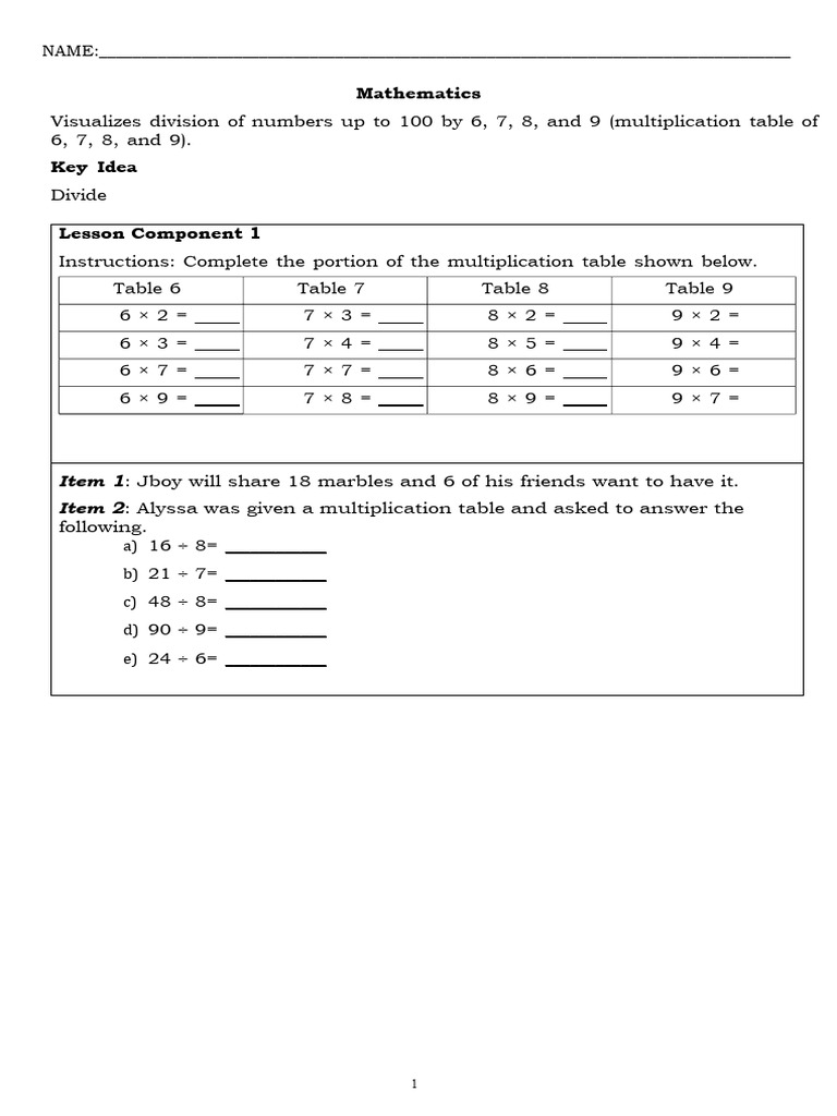 EDITED NLC Math 3 Intervention WB v.1 | PDF | Euclid | Elementary ...
