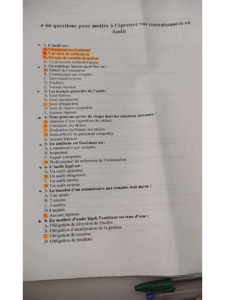 66 question-audit | PDF