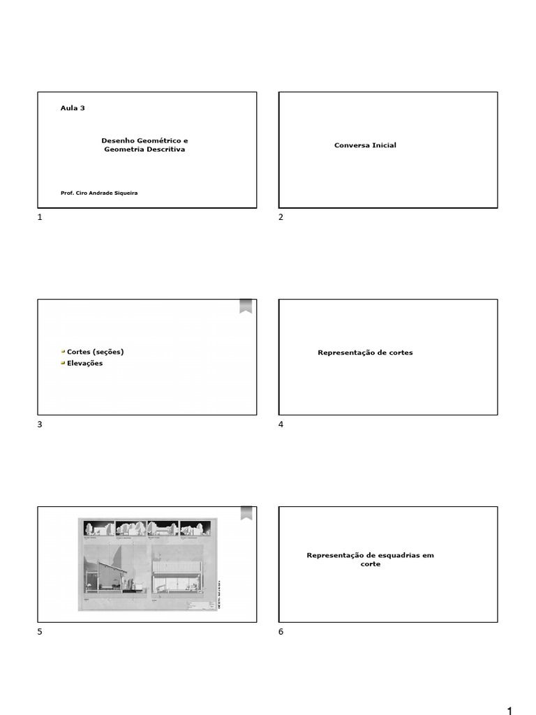 Slides Aula 3 | PDF | Geometria