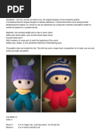 The Glam Chicks Pattern | PDF | Crochet | Yarn