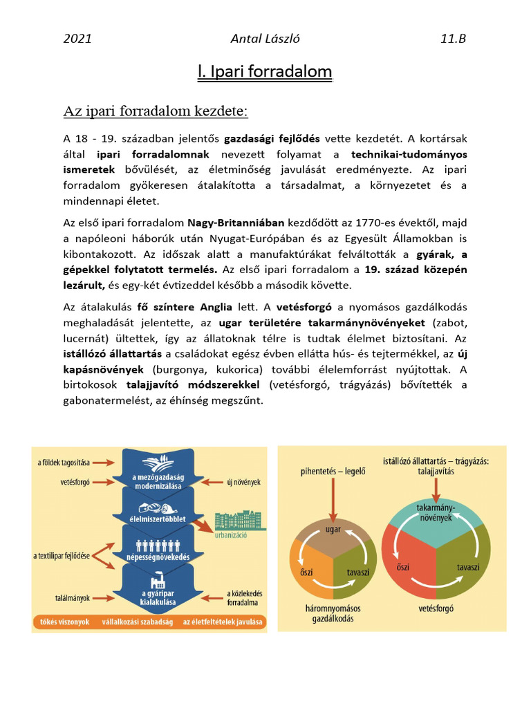I. Ipari forradalom | PDF