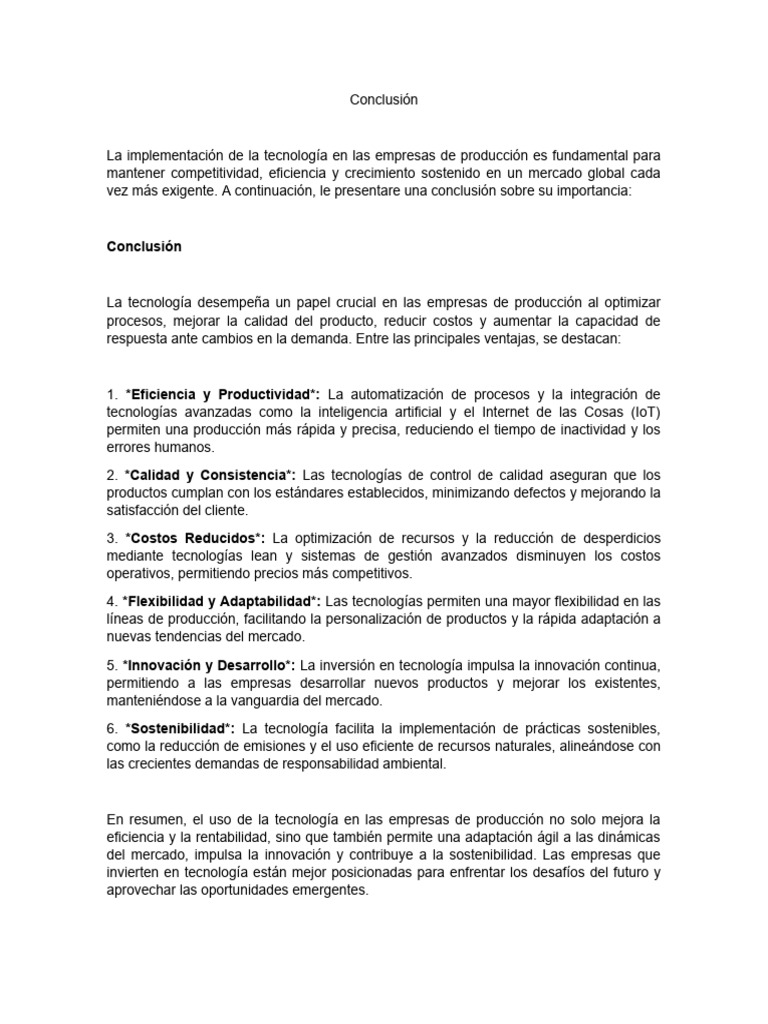 Conclusió samuel | PDF