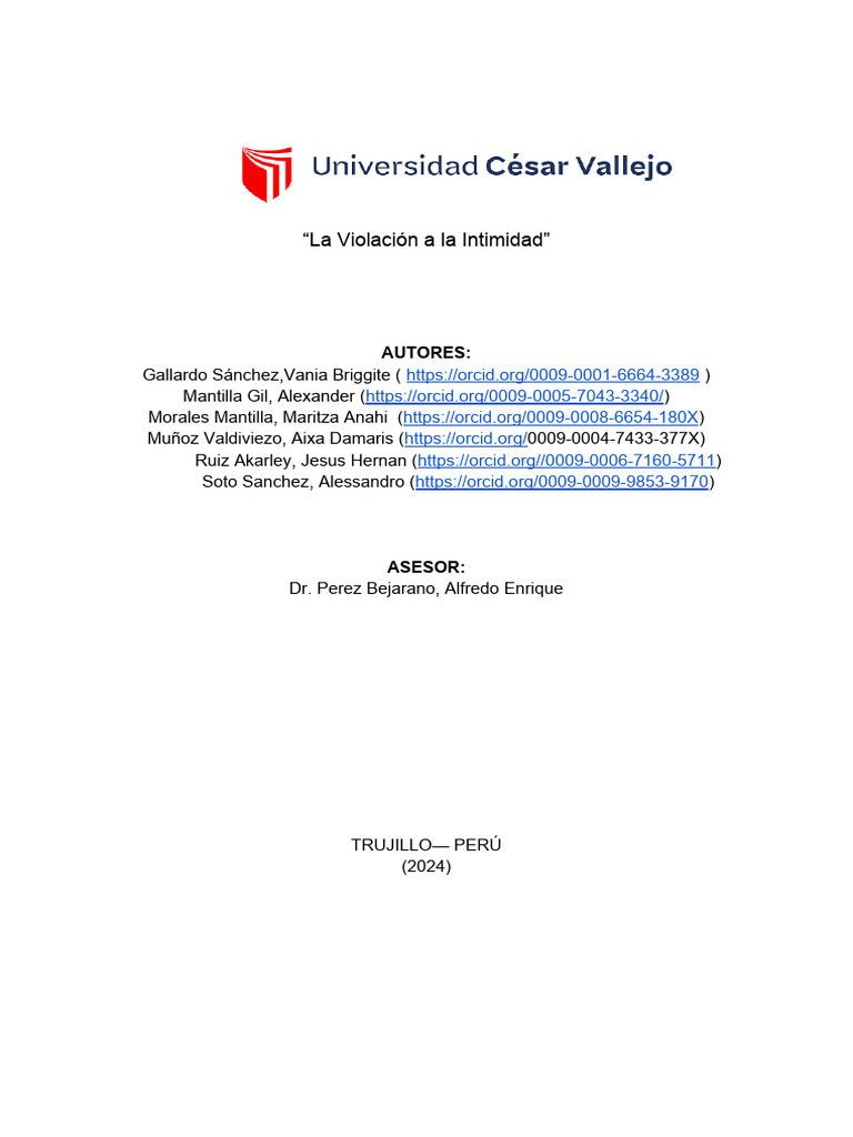“La Violación a la Intimidad” | PDF | Privacidad | Violación