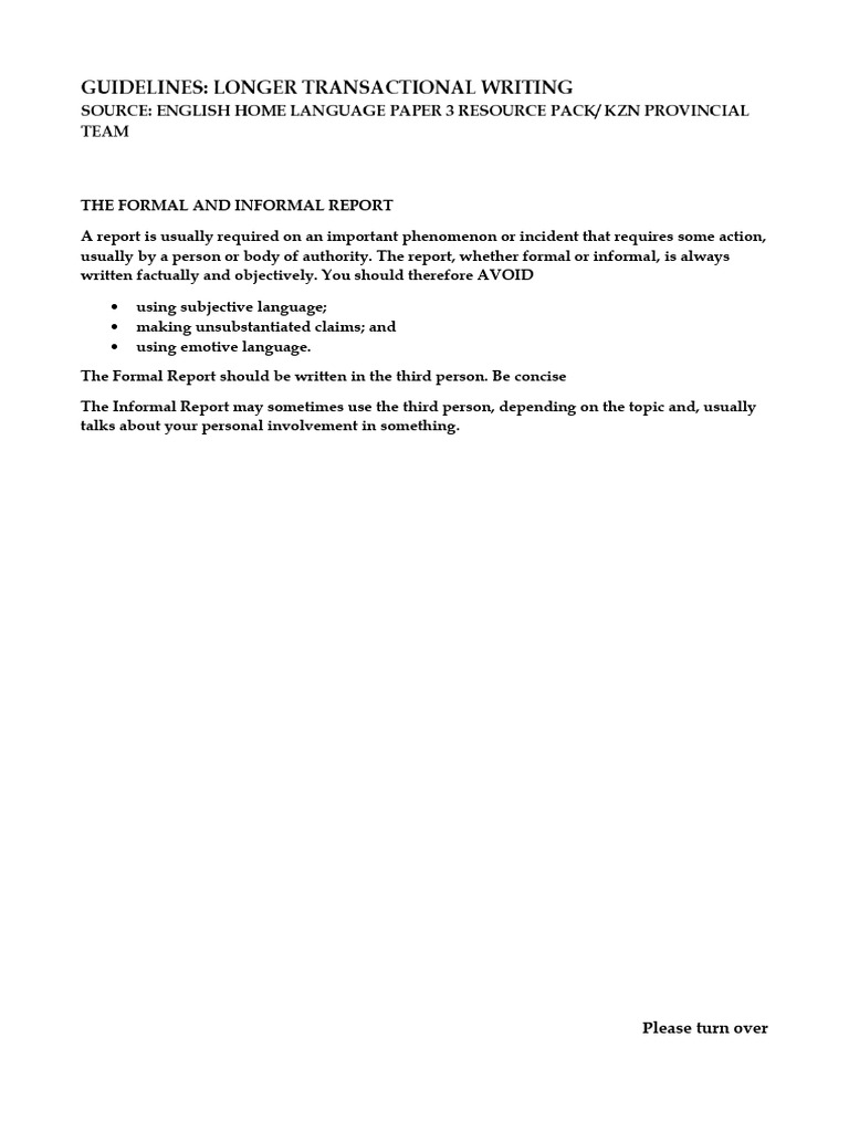 THE FORMAL AND INFORMAL REPORT Et Aldocx | PDF | Career & Growth ...