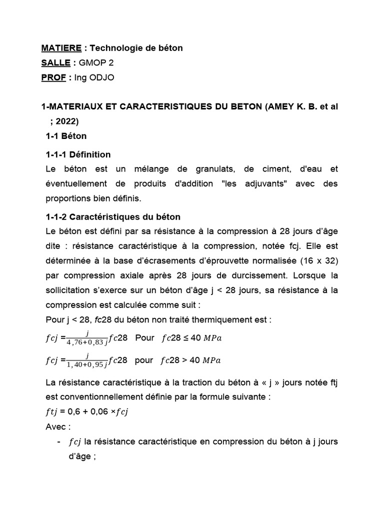 Définition et calculs du béton armé | PDF | Flexion (matériau) | Béton
