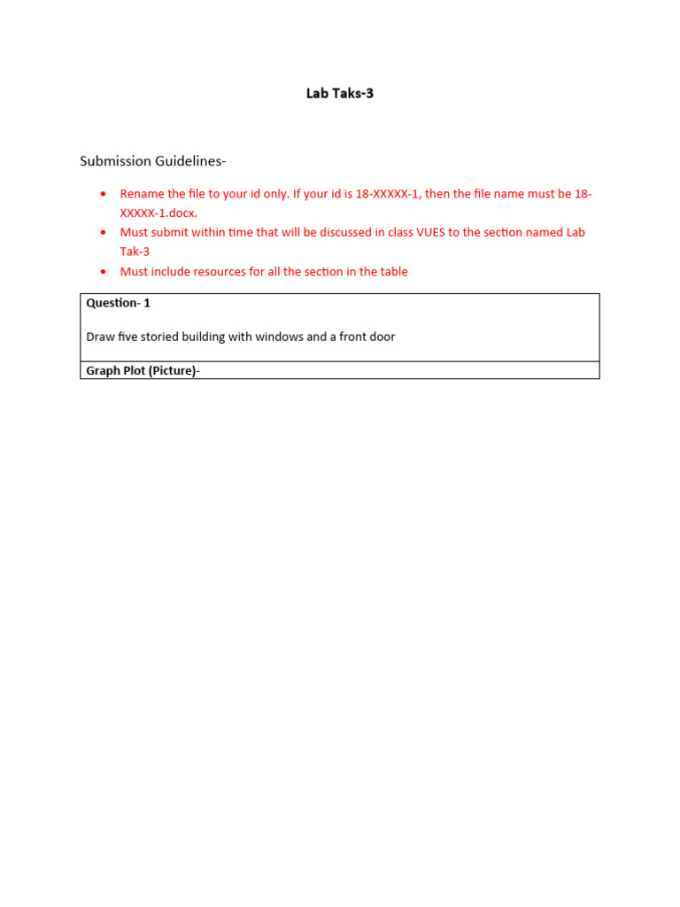 Submission Guidelines Lab Taks 3 Pdf Callback Computer Programming Computer Engineering