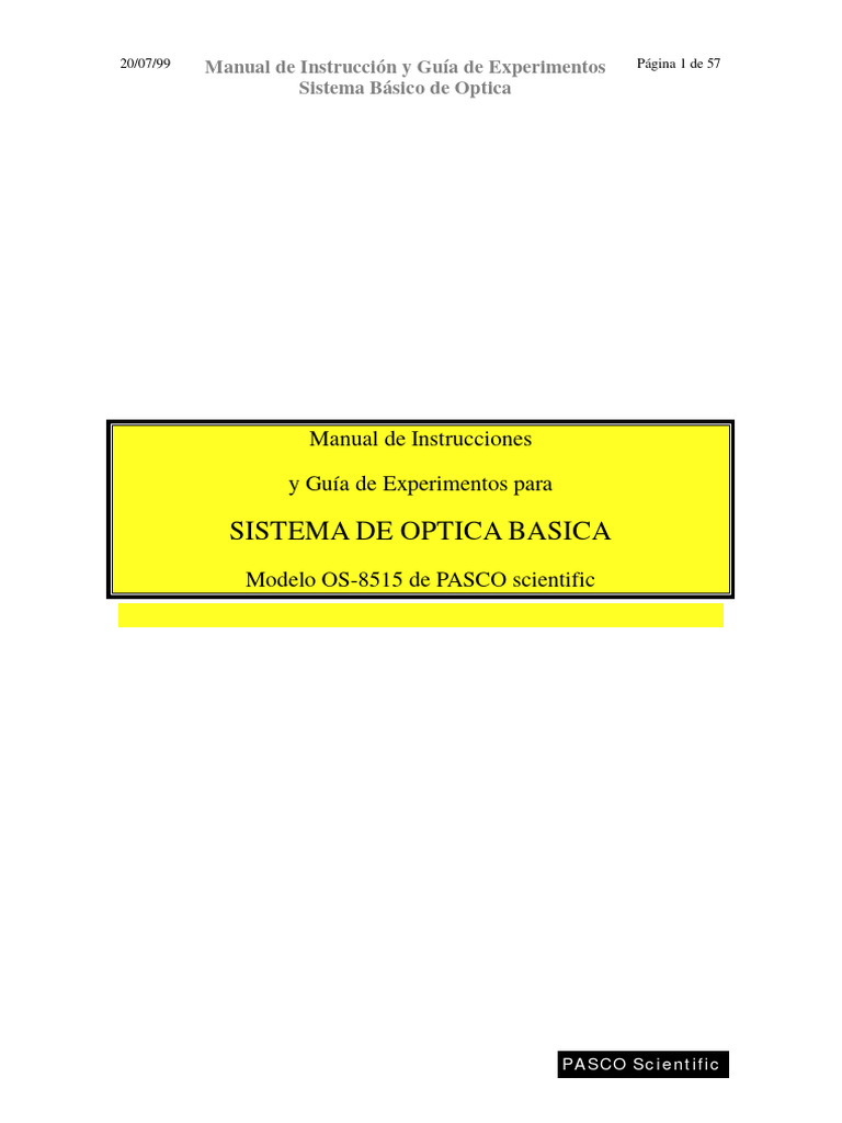 Sistema_optica | PDF | Óptica | Refracción