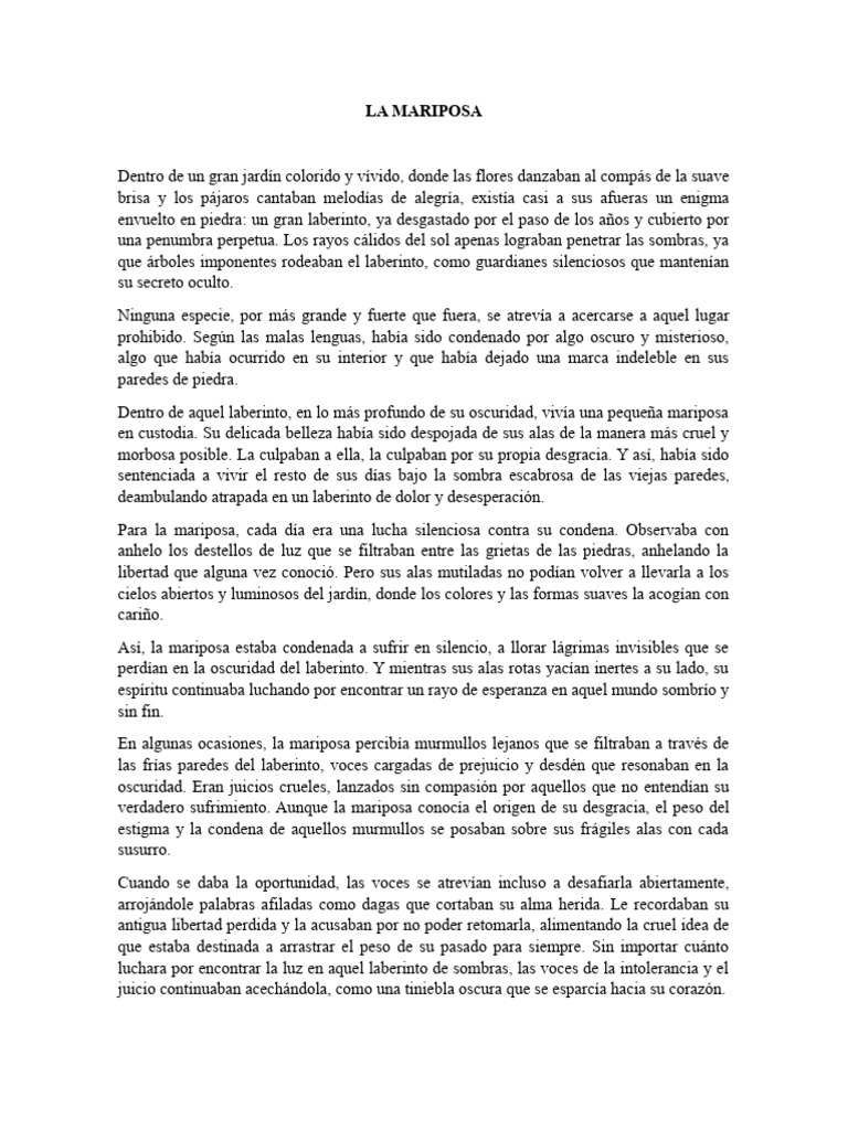 La Mariposa Pdf