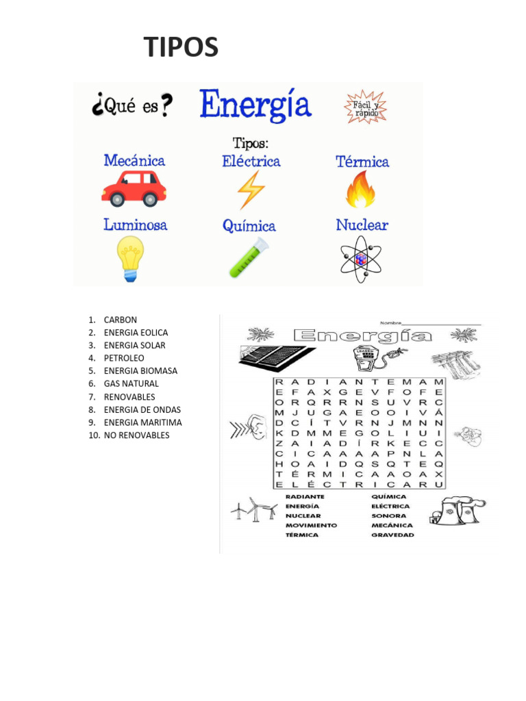 Sopa de Letras Fisica | PDF