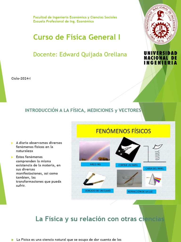 Diapos Física General 1 | PDF | Fuerza | Aceleración