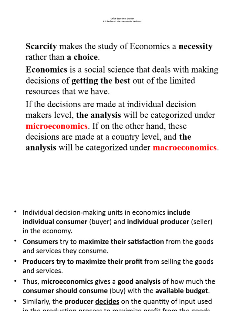 Understanding Economic Growth Factors | PDF | Cost Of Living | Gross ...