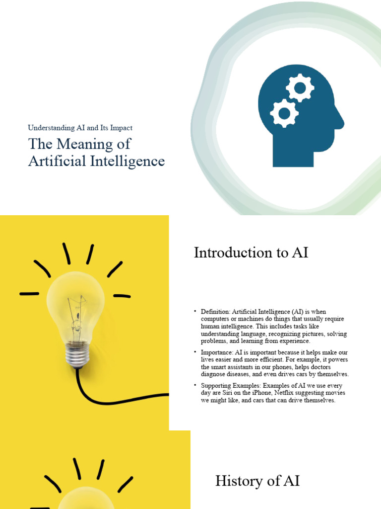The Meaning of Artificial Intelligence | PDF | Artificial Intelligence ...