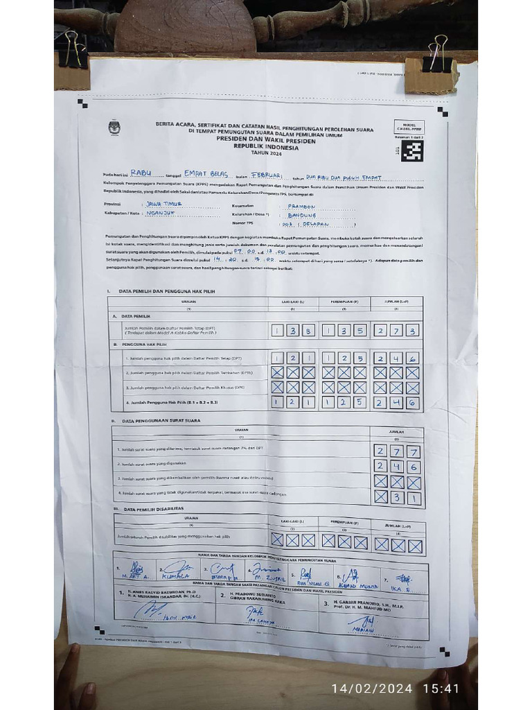 C Hasil Plano Presiden Wakil Presiden Pdf