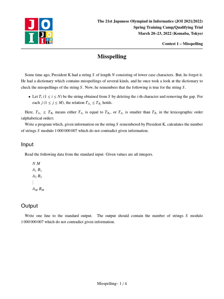 Miss Spelling | PDF | String (Computer Science) | Applied Mathematics