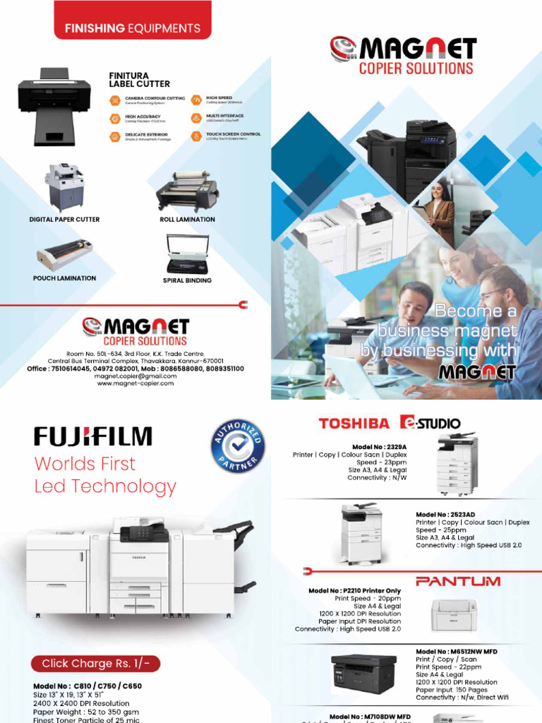 Magnet Copier Solutions - Flyers | PDF | Printer (Computing) | Equipment