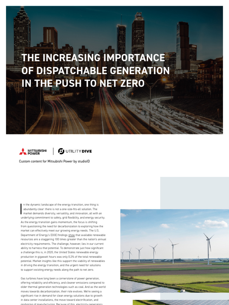 Why Peaker Plants Are Critical On The Path To Netzero | PDF | Renewable ...