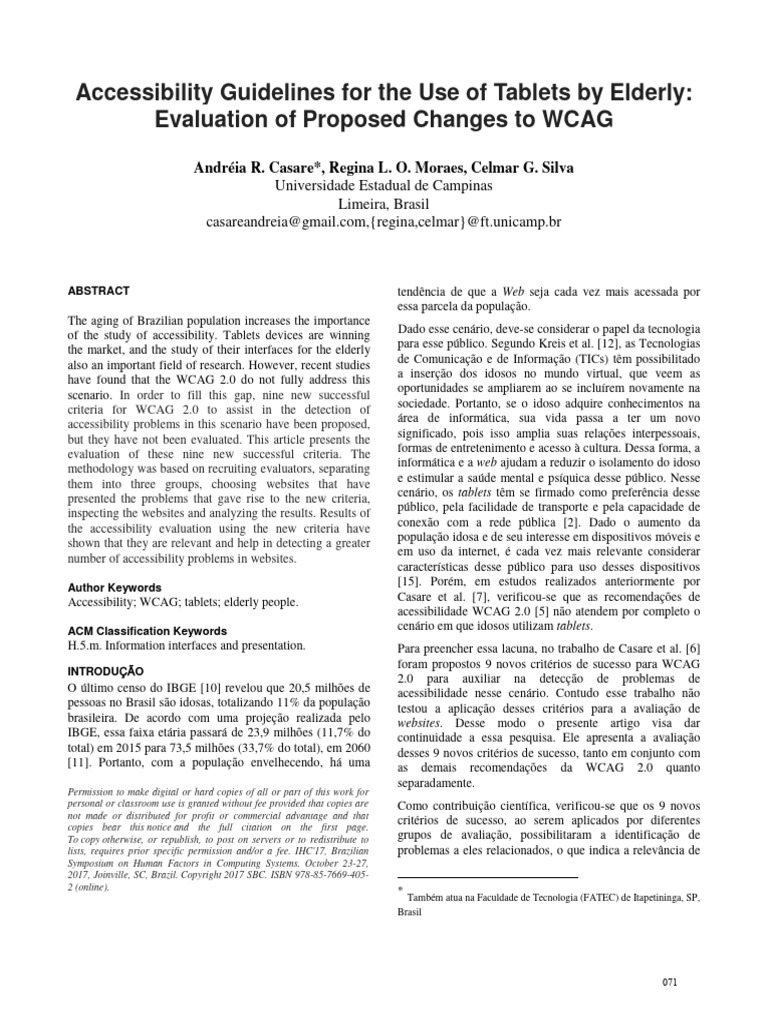 Accessibility Guidelines | PDF | Acessibilidade | Rede mundial de computadores