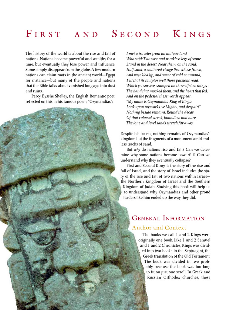 First and Second Kings | PDF | Books Of Kings | Kingdom Of Judah