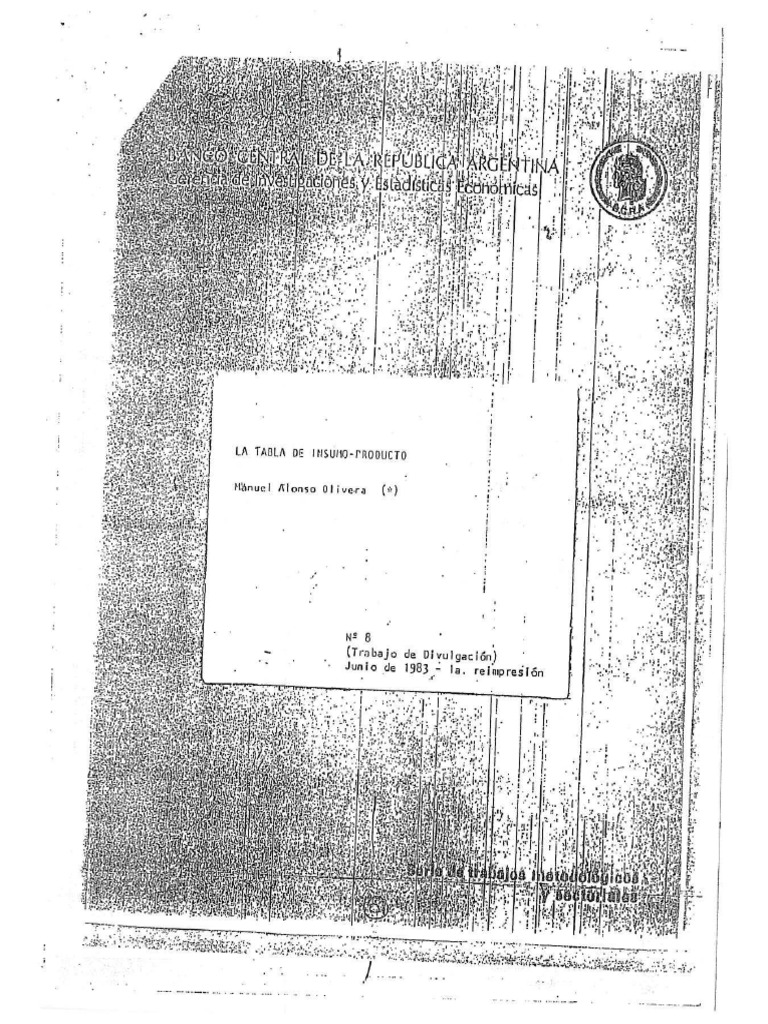 Olivera 1983 (Completo) | PDF