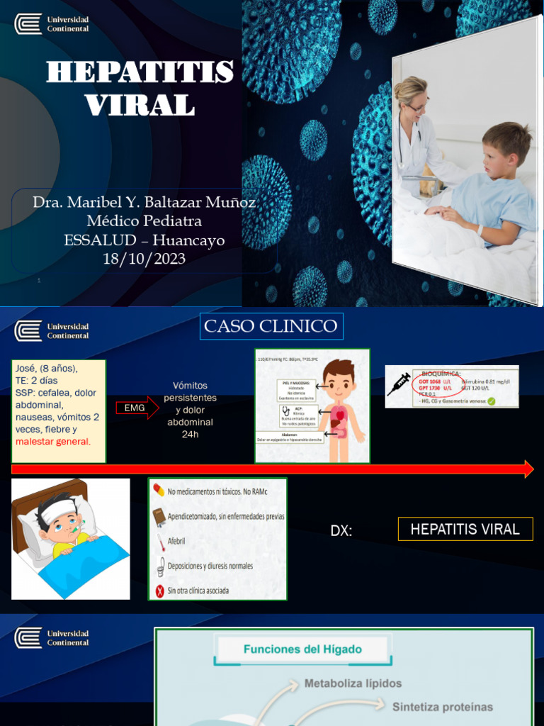 Hepatitis Viral Clase | PDF | Hepatitis | Virus