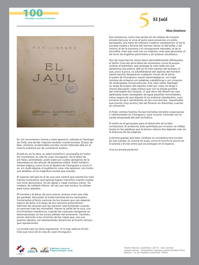 Max Jimenez - El Jaul | PDF