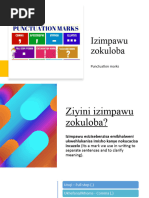 Isakhiwo Senkondlo: Izimpawu Nezici | PDF
