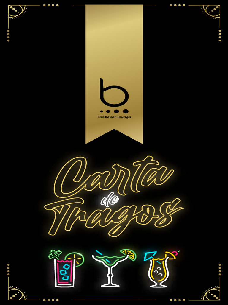 Carta Tragos | PDF | Whisky | Bebidas alcohólicas