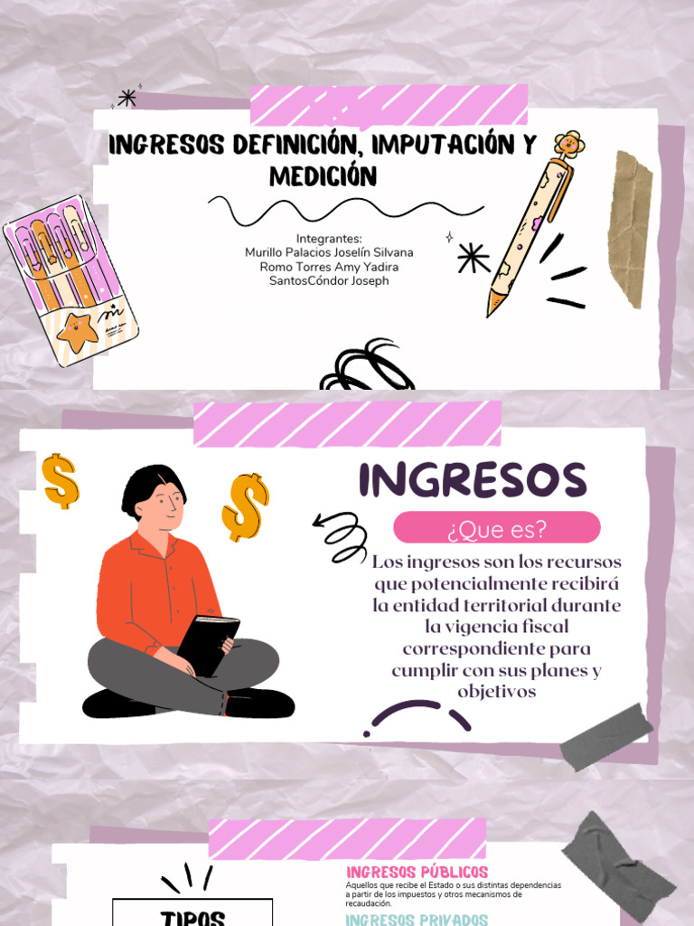 Ingresos: Definición, Tipos y Medición | PDF | Impuestos | Economias