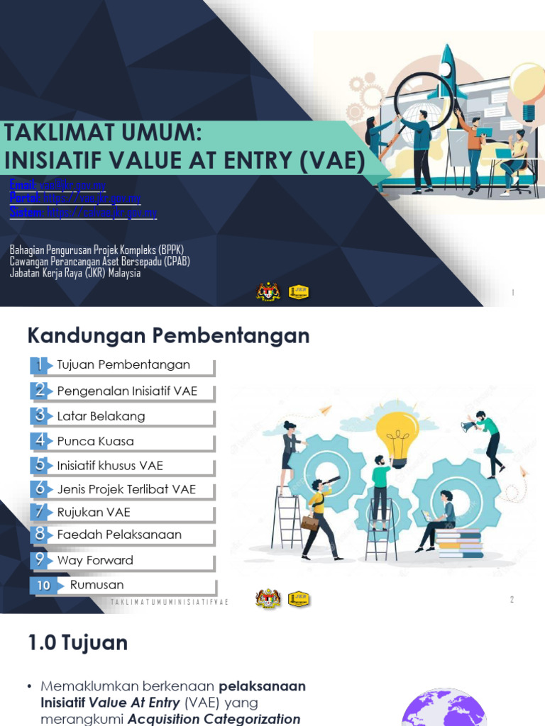 Taklimat Umum VAE 2023 - Hari PAP Caw Arkitek | PDF