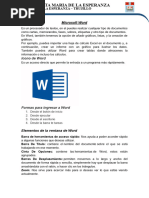 Elementos Basicos de Word | PDF | Windows 10 | Microsoft Word