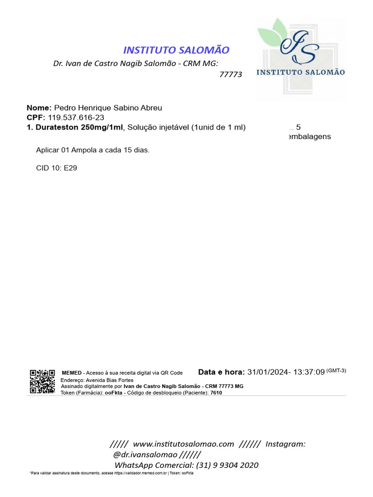 Receita | PDF | Farmácia | Farmacologia