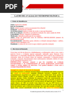 Modelo de Laudo Neuropsicológico | PDF | Aprendizado | Quociente de inteligência