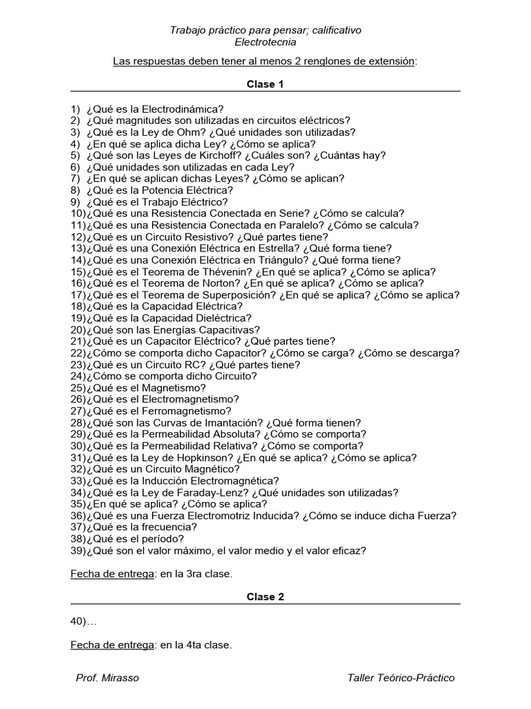 Electro Tec Ni at P Pensar | PDF | Condensador | Red eléctrica